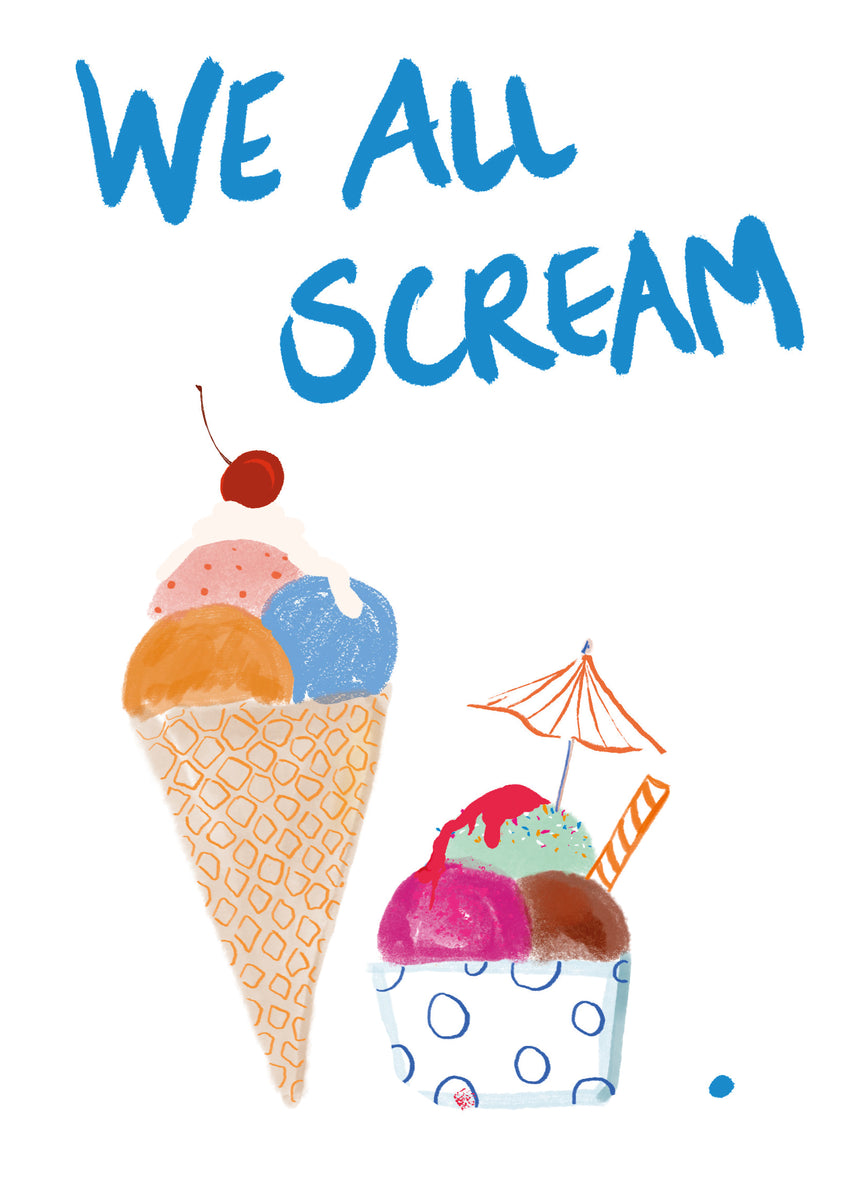 Print - We all scream for ice cream – MADE FOR ME CPH